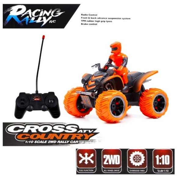 Toys | Atv With Rider Full Function Radio Control | Poshmark